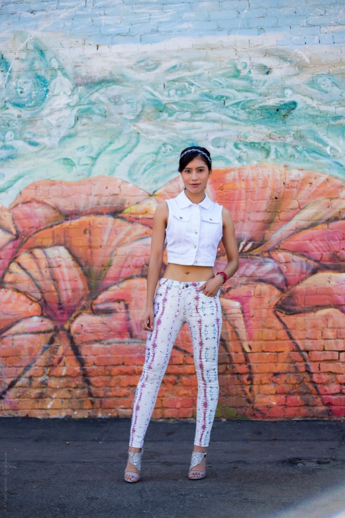 How I Wear Printed Denim