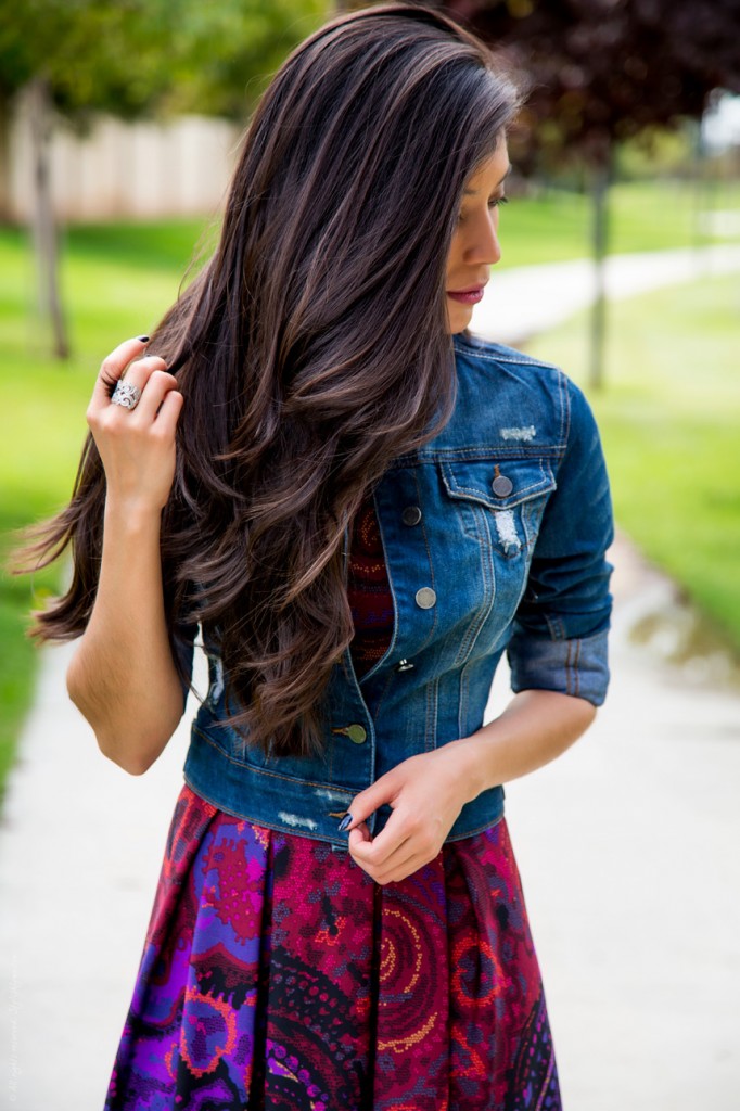 A Casual Way to Wear a Paisley Print Dress