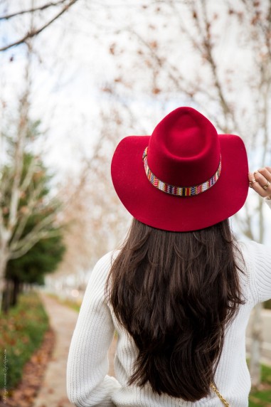 A Stylish Winter Accessory - A Red Winter Hat