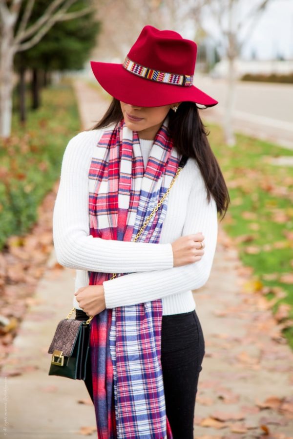 A Stylish Winter Accessory - A Red Winter Hat