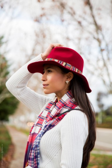 A Stylish Winter Accessory - A Red Winter Hat