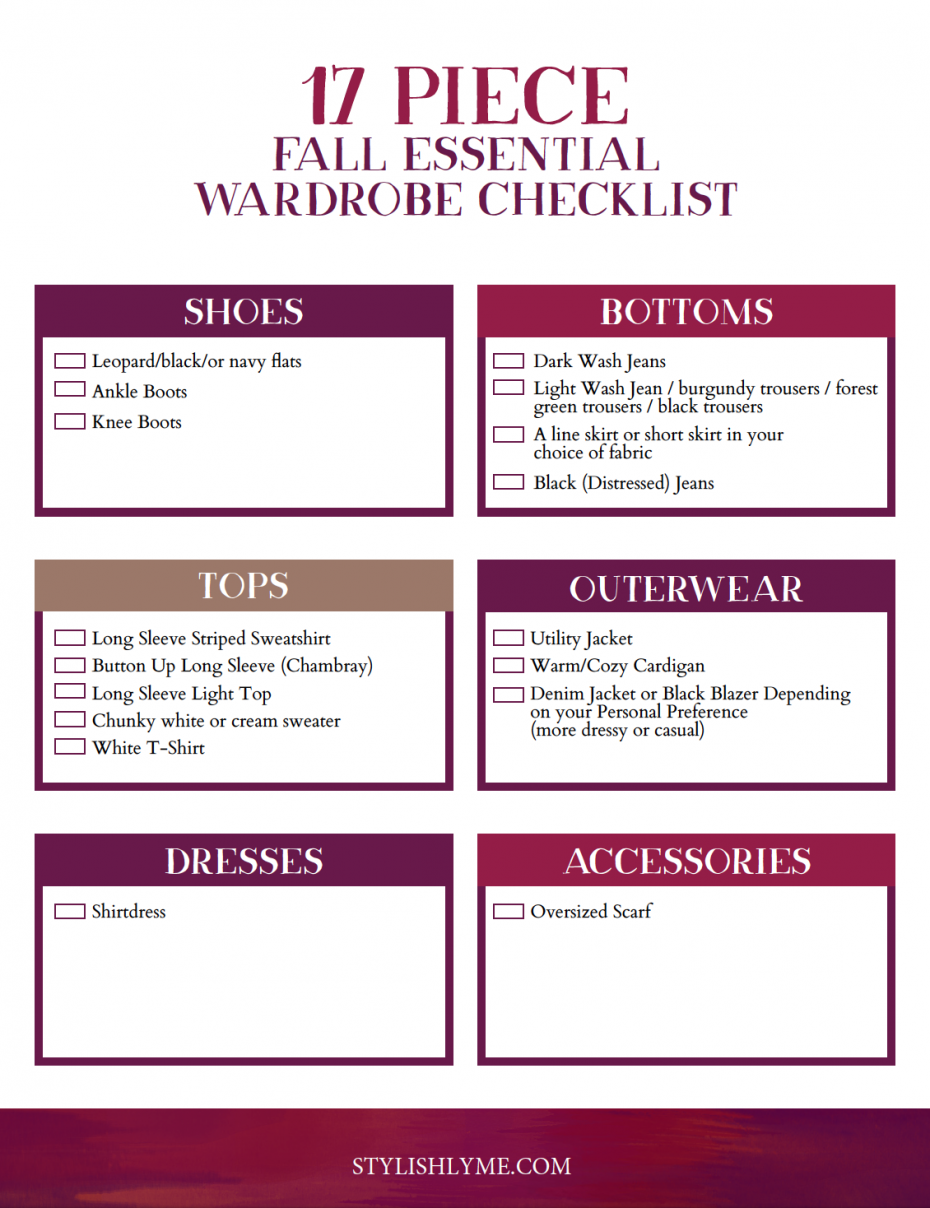 30+ Cute Fall Outfits: Your Ultimate Fall Capsule Wardrobe